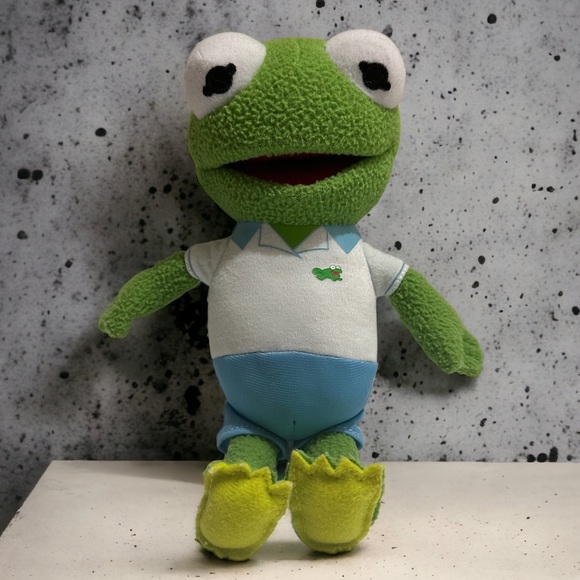 Disney | Toys | Disney Muppet Babies Kermit The Frog Stuffed Animal 9 ...